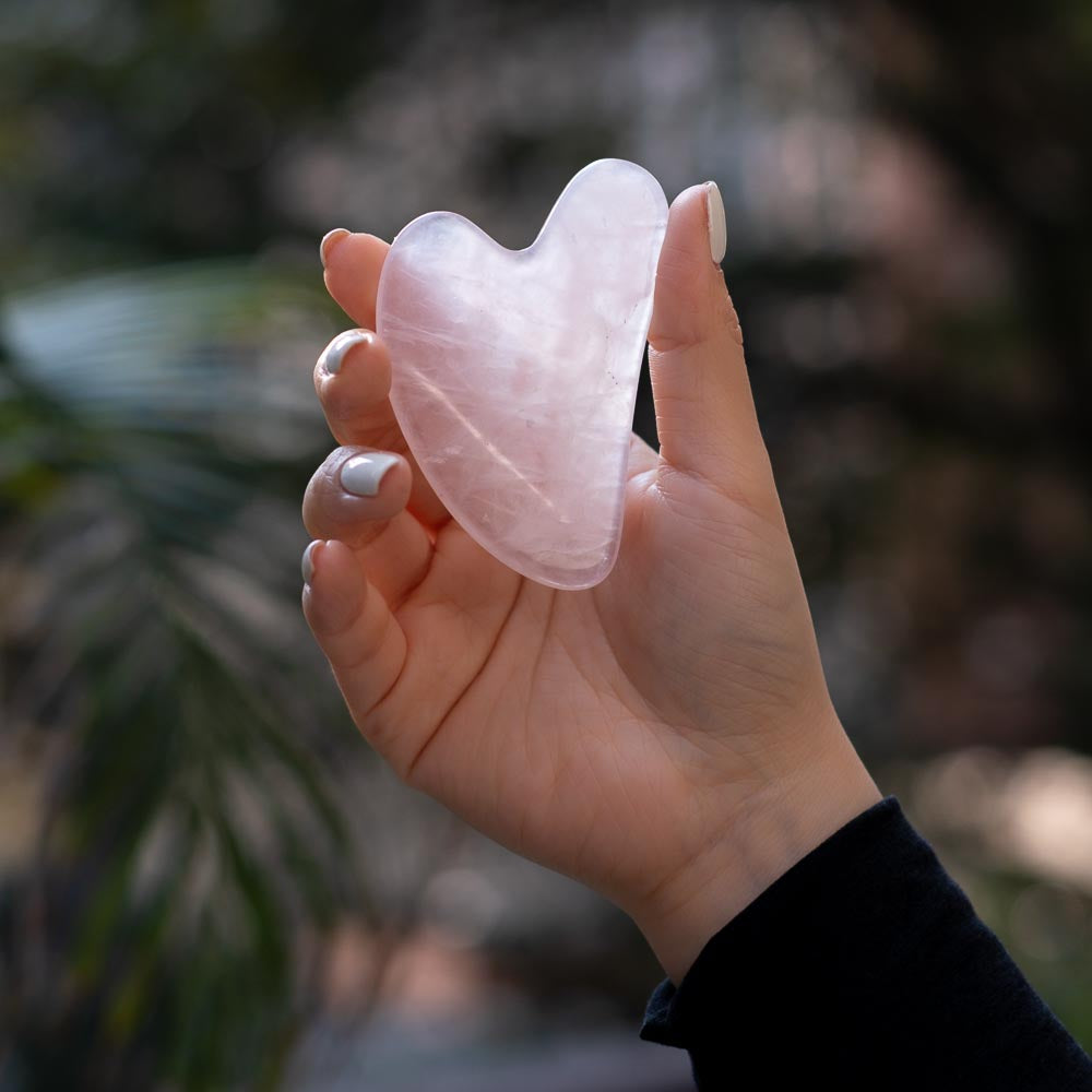 Anti-Ageing Rose Quartz Massage Gua Sha – The Crystaling